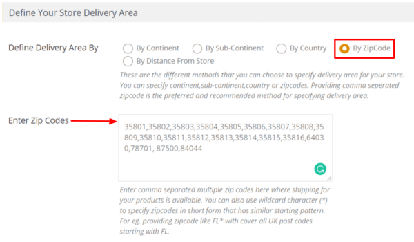 How To Define Your Store's Delivery Area Using ZipCode - WooCommerce ...