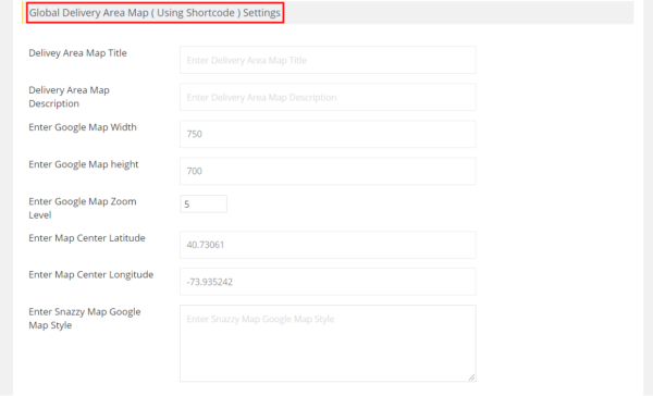Delivery Area Pro Plugin Important Shortcodes - WooCommerce Delivery Area Pro
